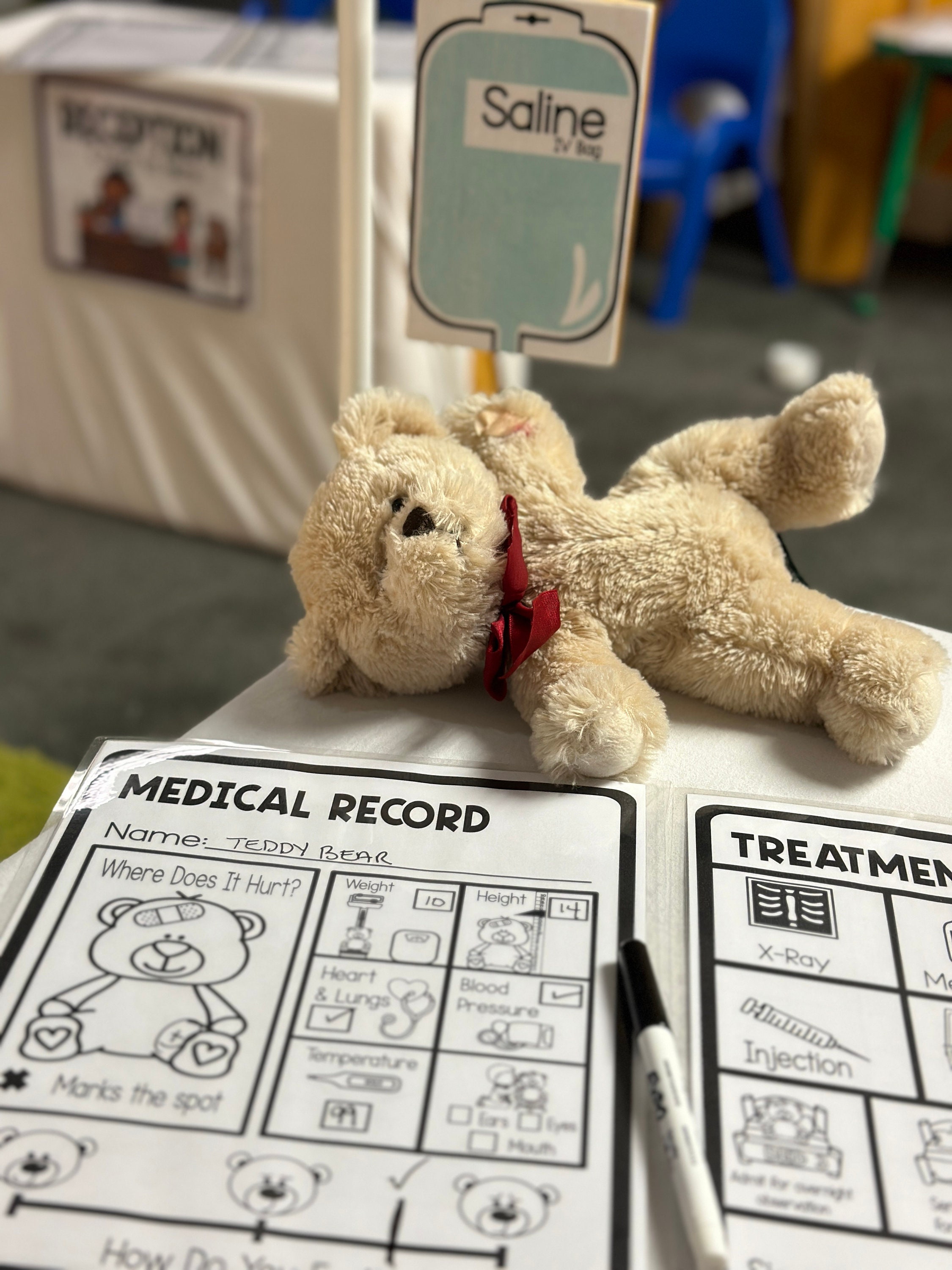 Teddy Bear Hospital Dramatic Play - Etsy