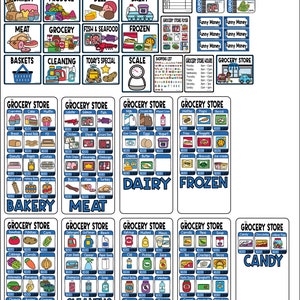 Grocery Store Dramatic Play - Etsy