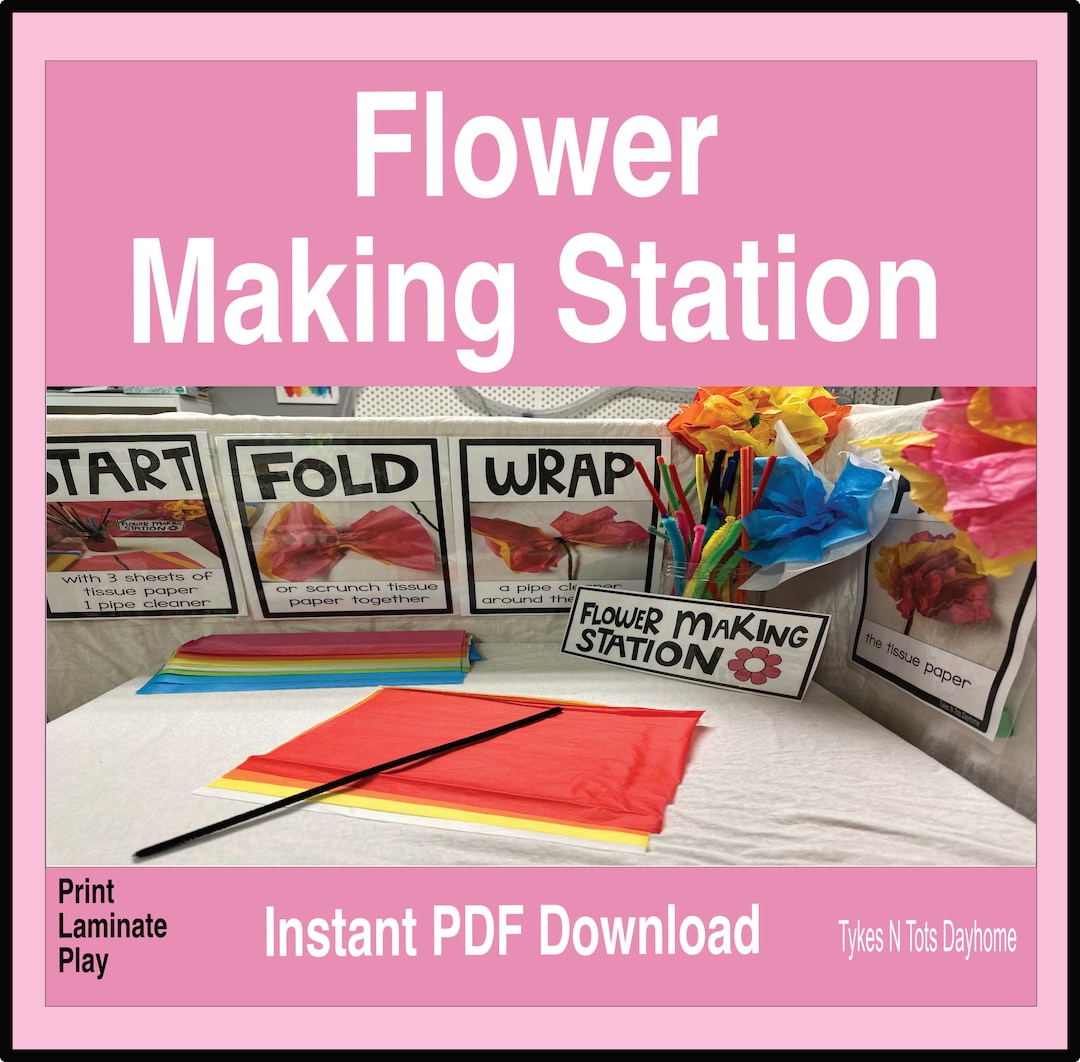 My Flower Shop - Flower Making Station - Etsy