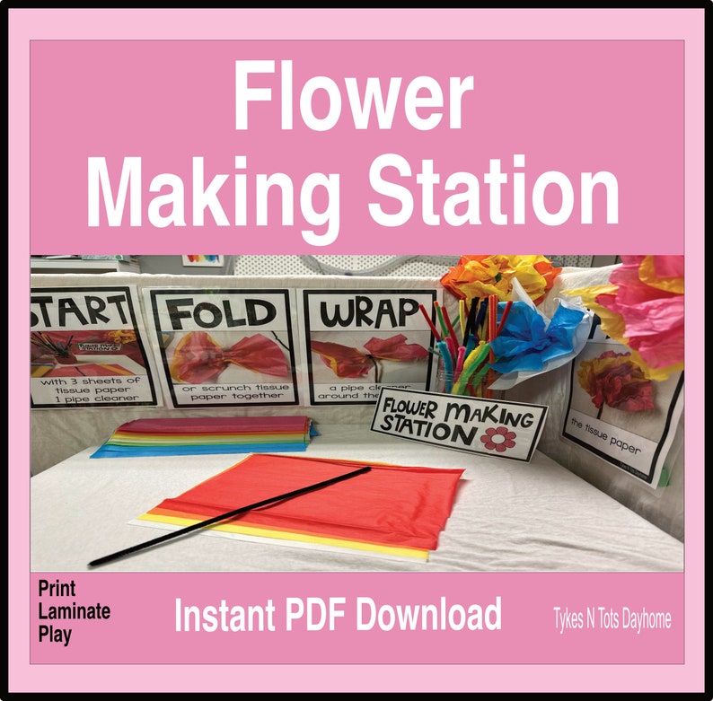 My Flower Shop - Flower Making Station - Etsy