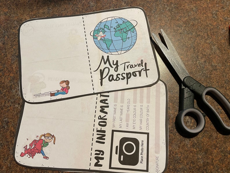My Pretend Travel Passport. - Etsy