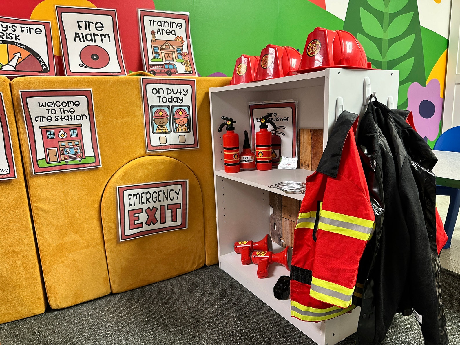 Preschool Dramatic Play Fire Station Signs & Props - Etsy