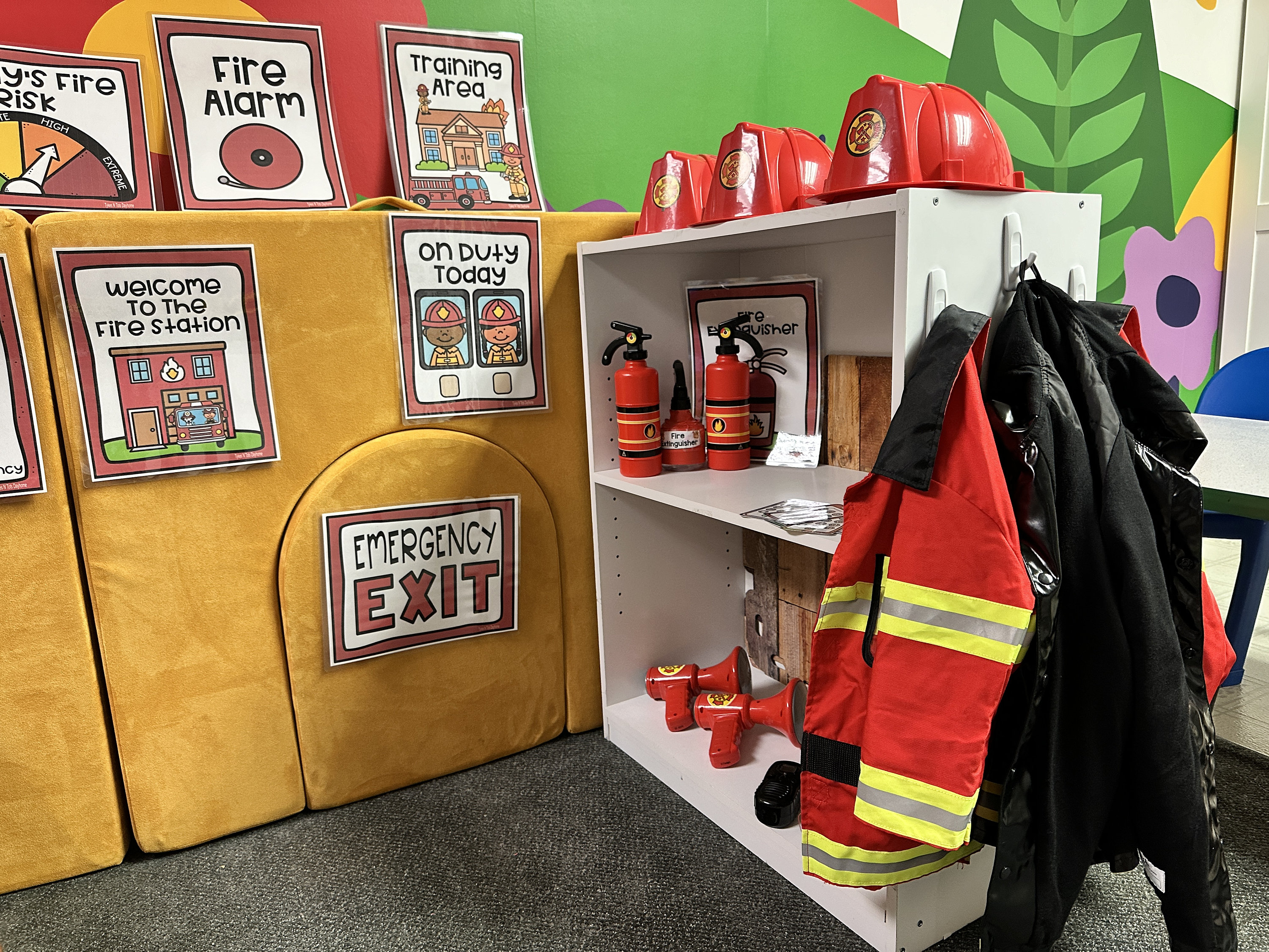 Preschool Dramatic Play Fire Station Signs & Props - Etsy