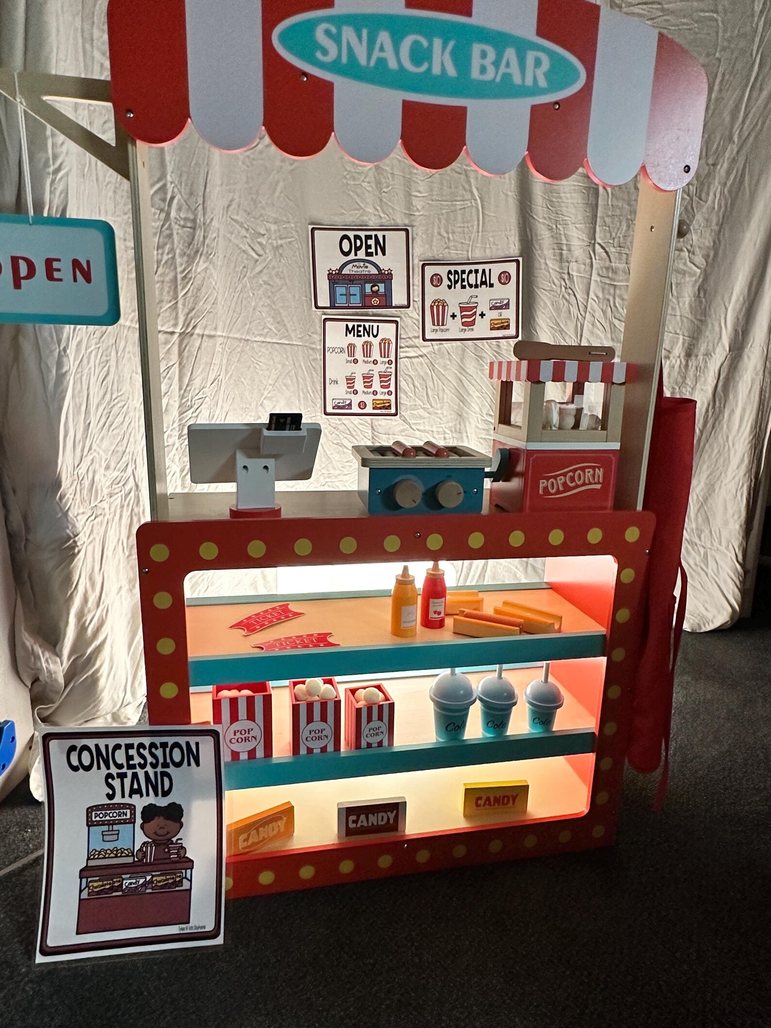 Show Time Movie Theatre Dramatic Play - Etsy