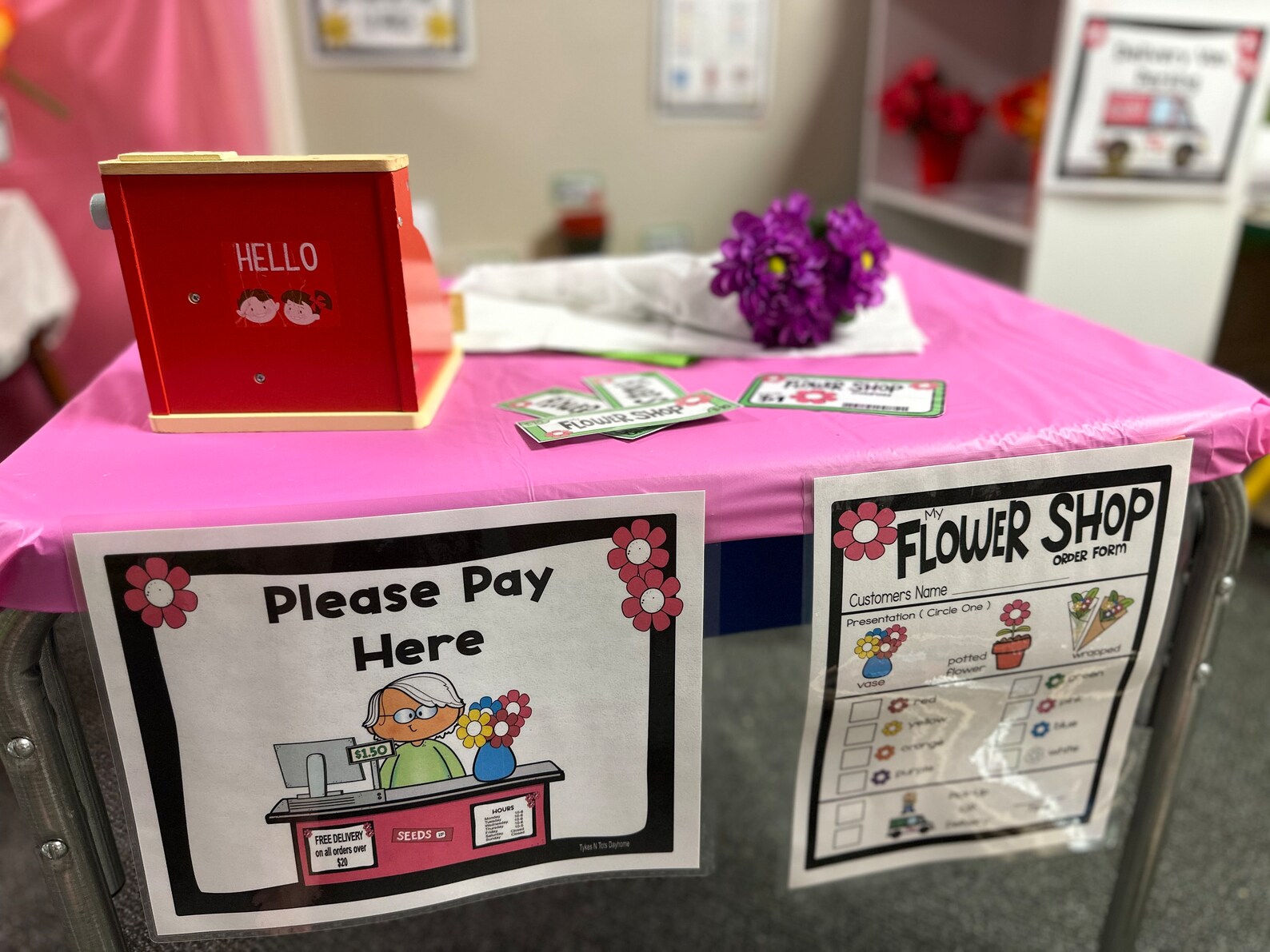 My Flower Shop Dramatic Play - Etsy