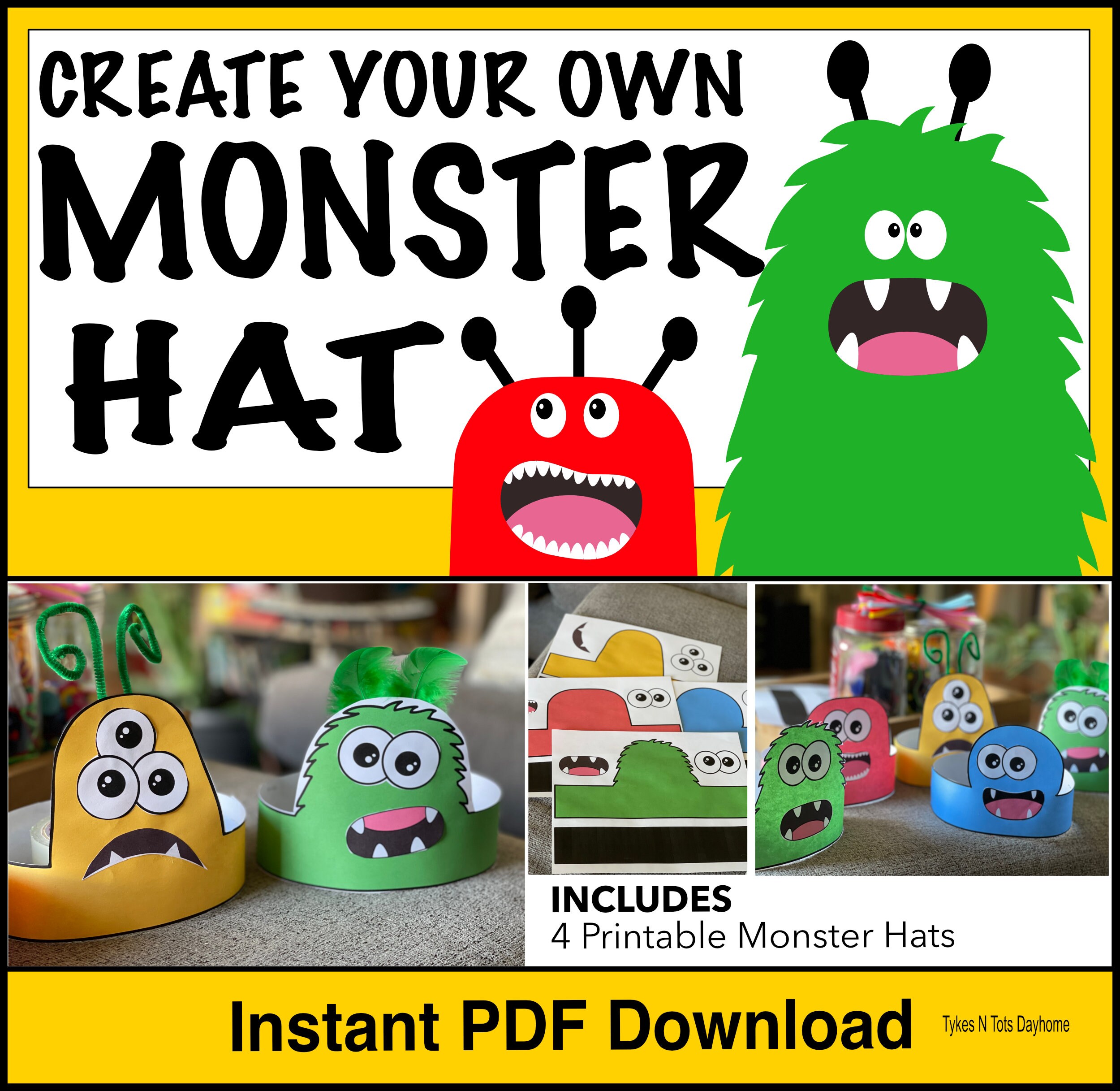 Create a Monster Hat - Etsy