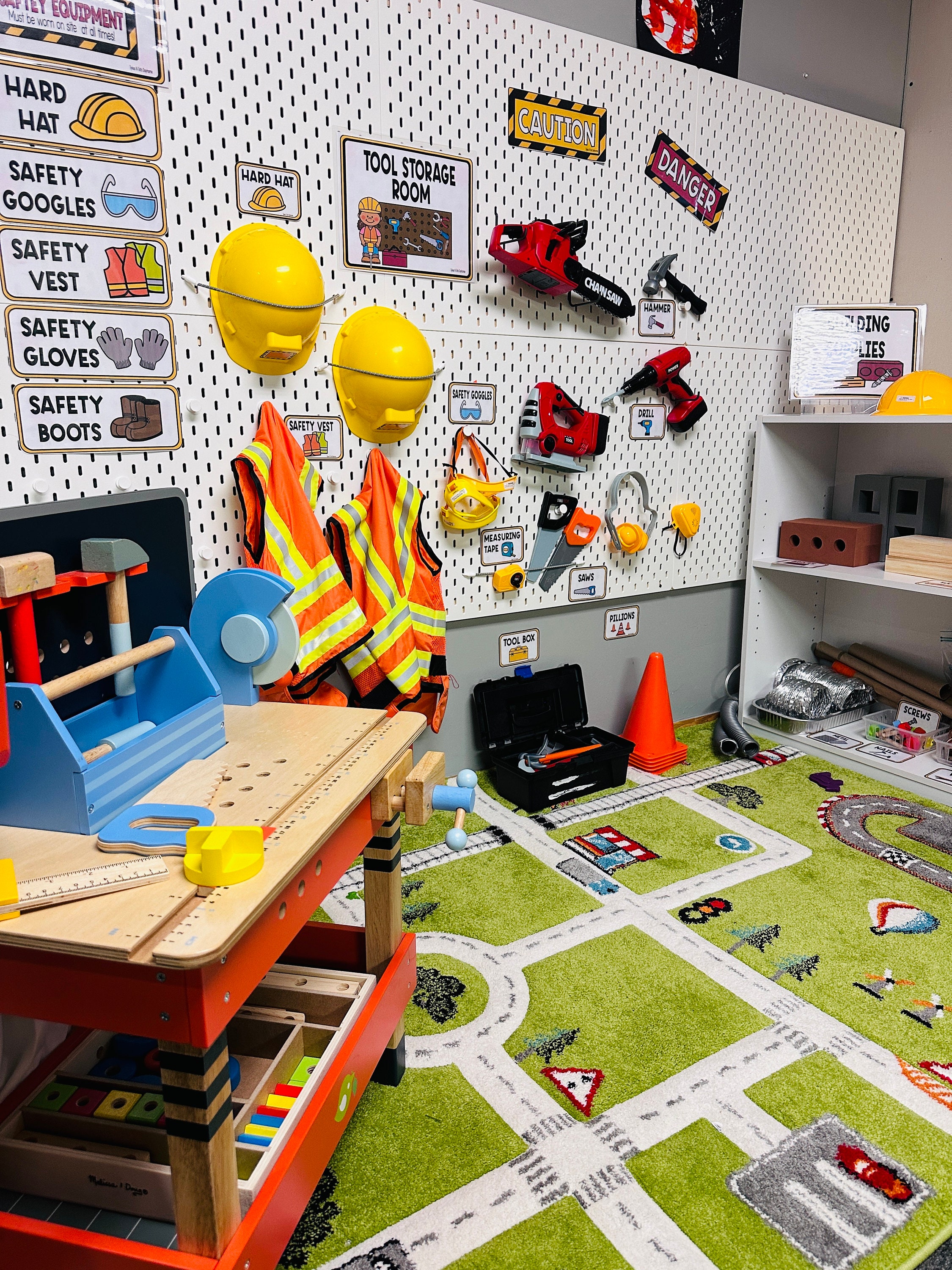 Construction Zone Dramatic Play - Etsy