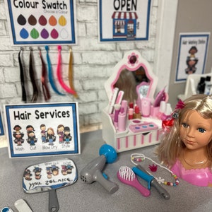 Barber Shop & Hair Salon Dramatic Play - Etsy