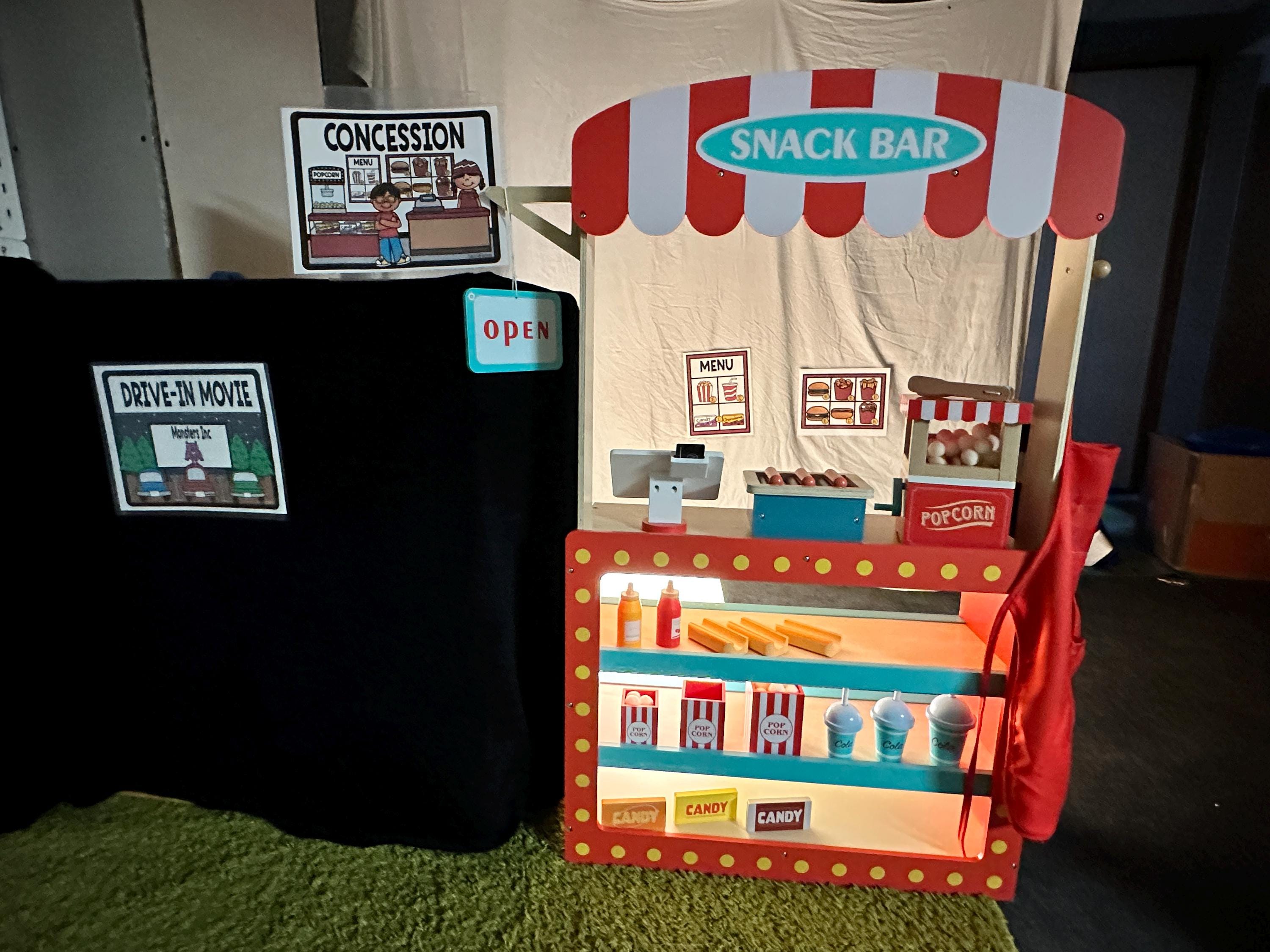 Drive-in Movie Theatre Dramatic Play - Etsy