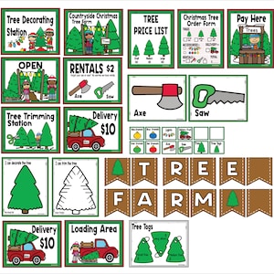 Holiday Tree Farm Dramatic Play - Etsy