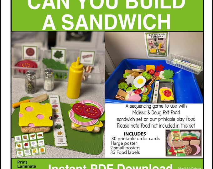Can You Build a Sandwich - Etsy Canada
