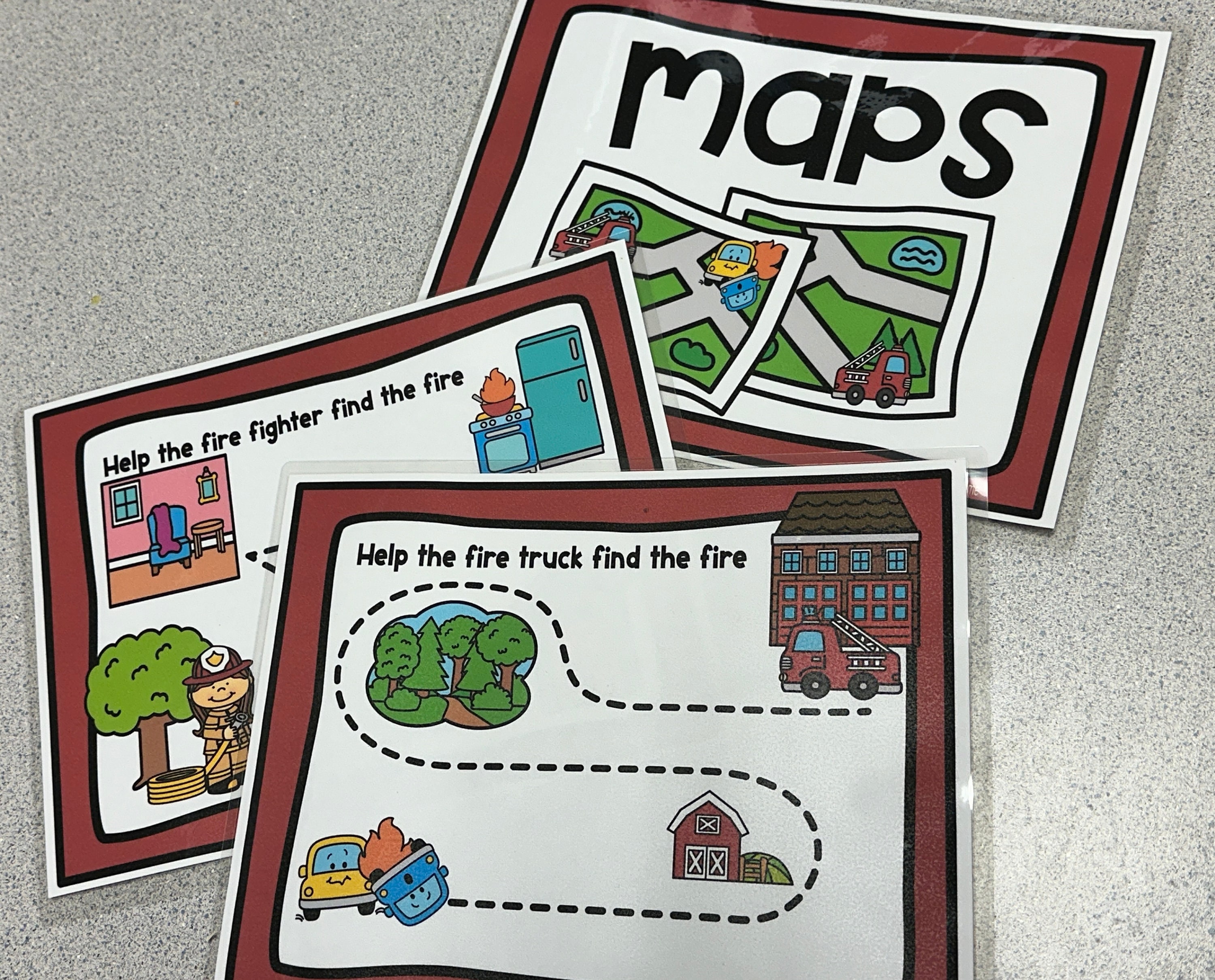 Preschool Dramatic Play Fire Station Signs & Props - Etsy