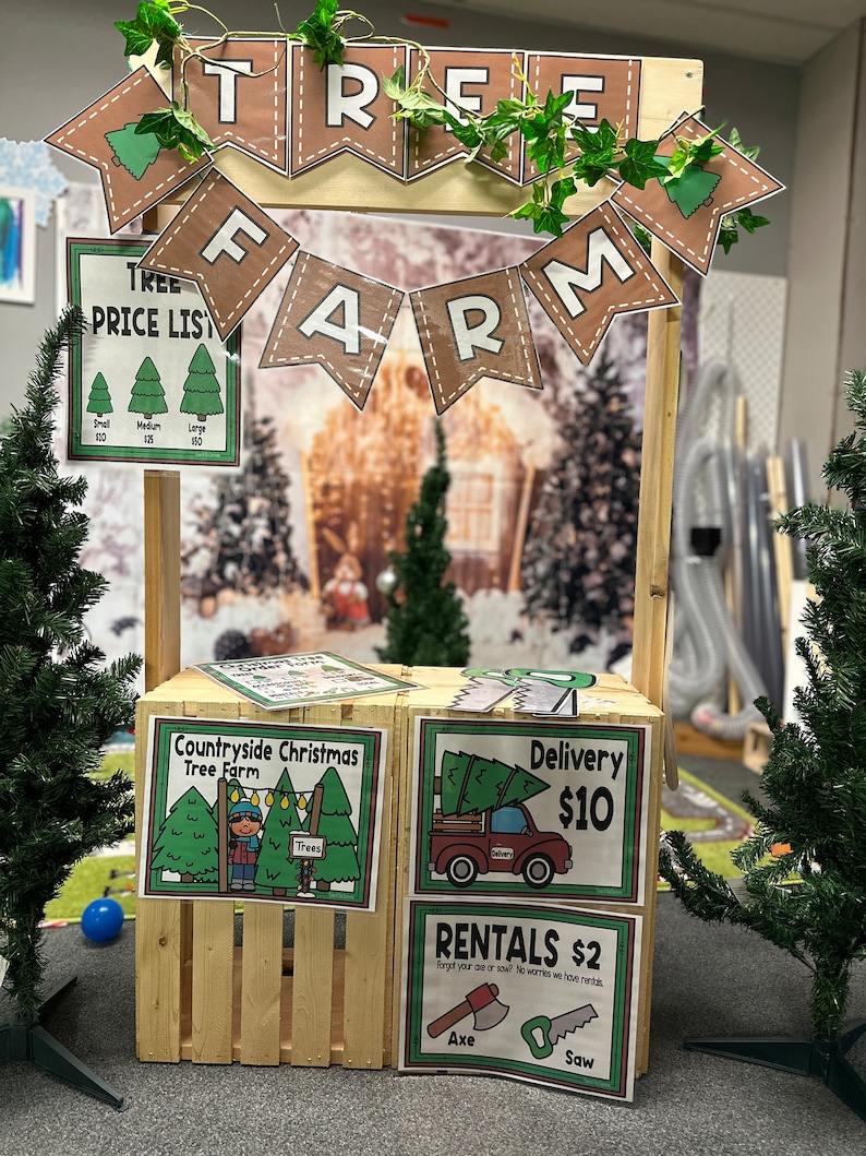 Holiday Tree Farm Dramatic Play - Etsy