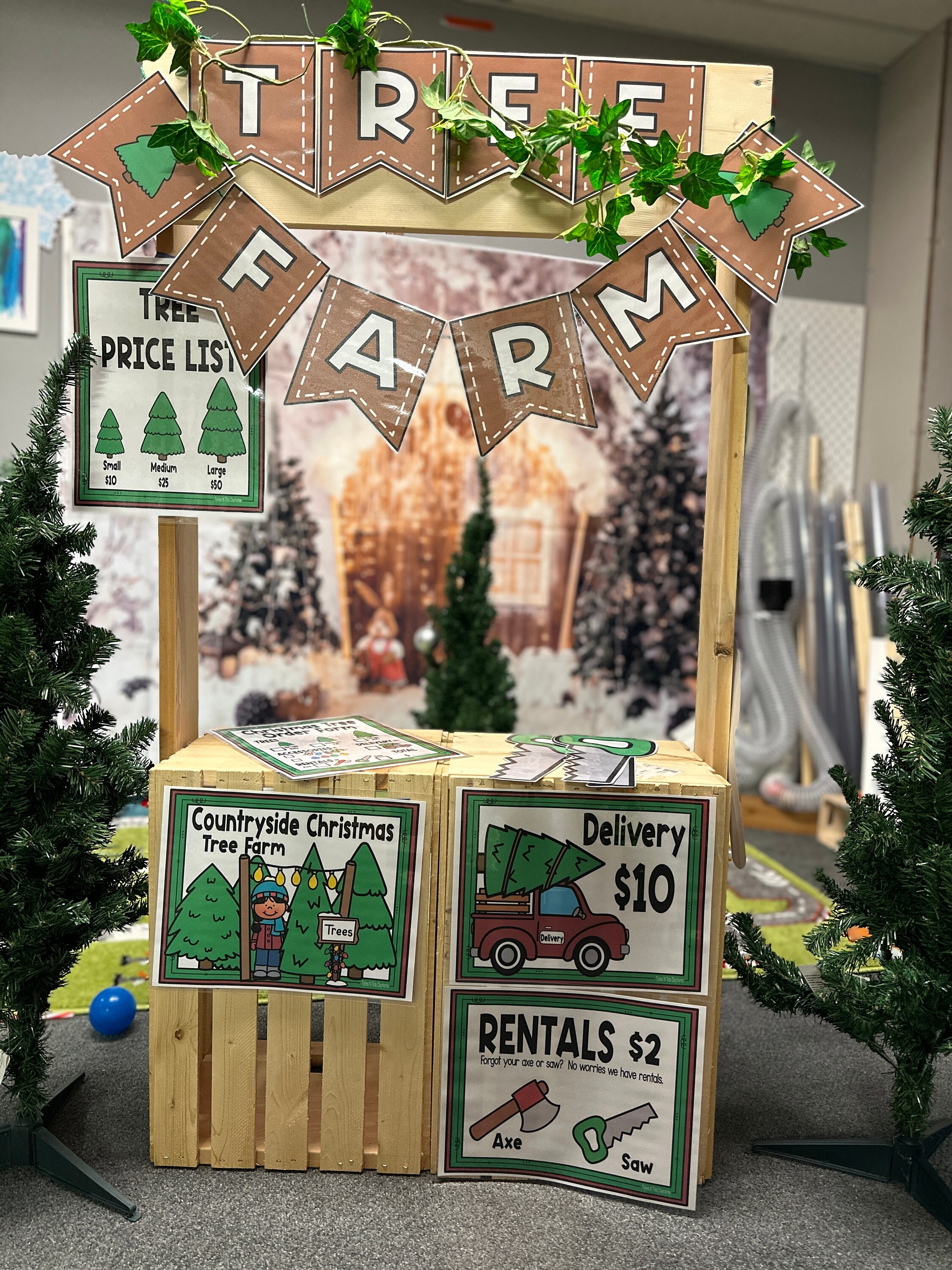 Holiday Tree Farm Dramatic Play - Etsy