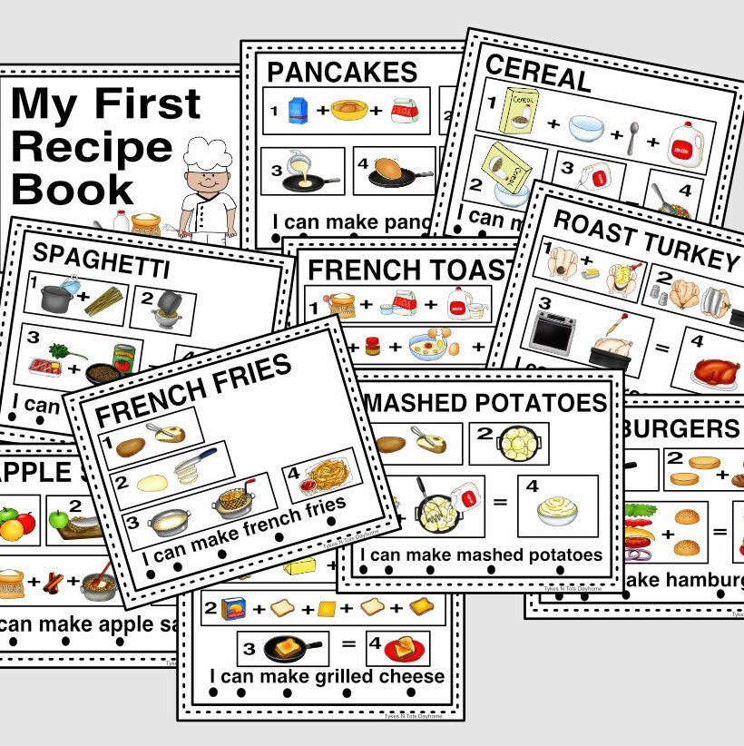 My First Cook Book - Etsy