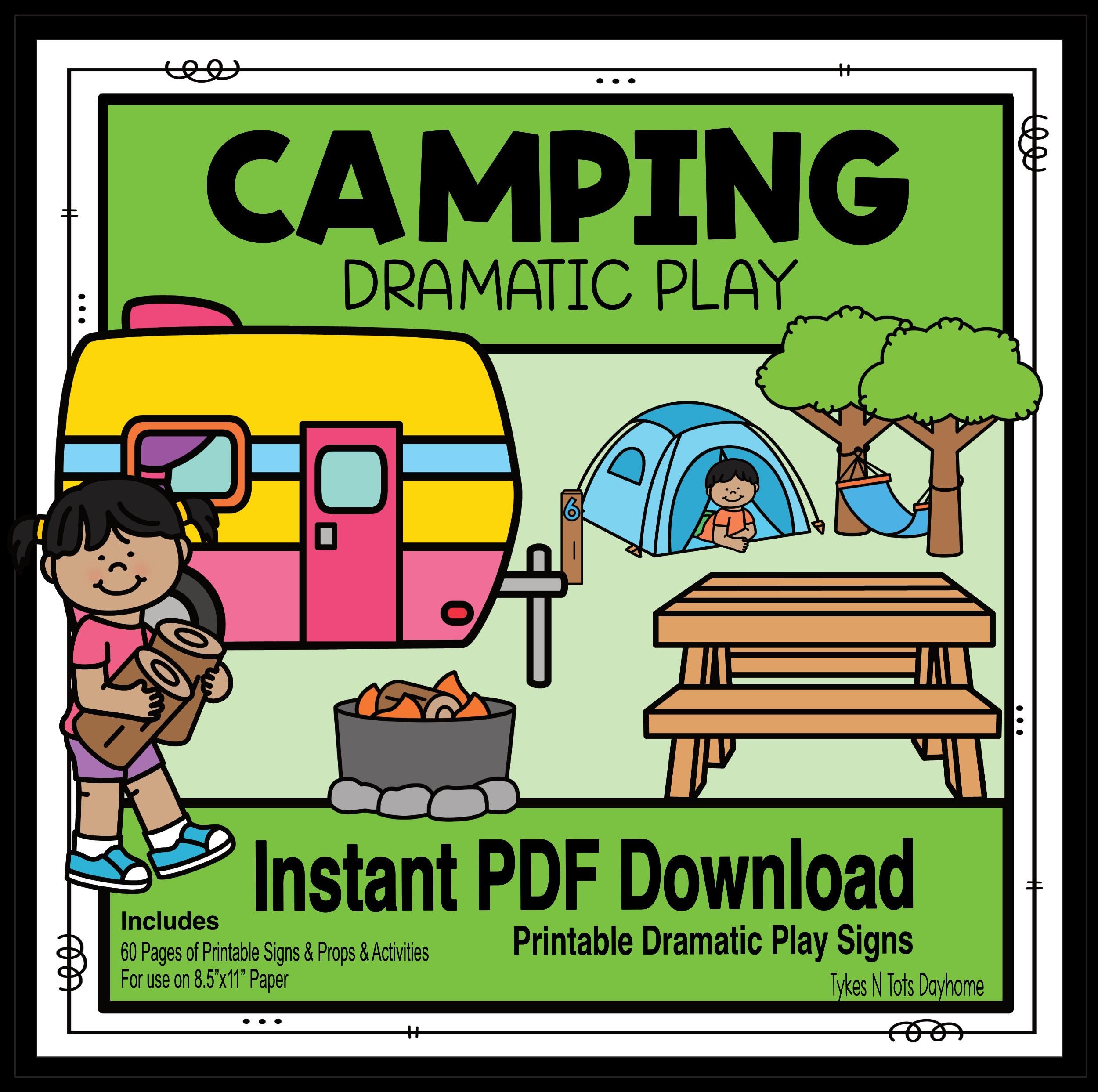 Preschool Camping Dramatic Play - Etsy