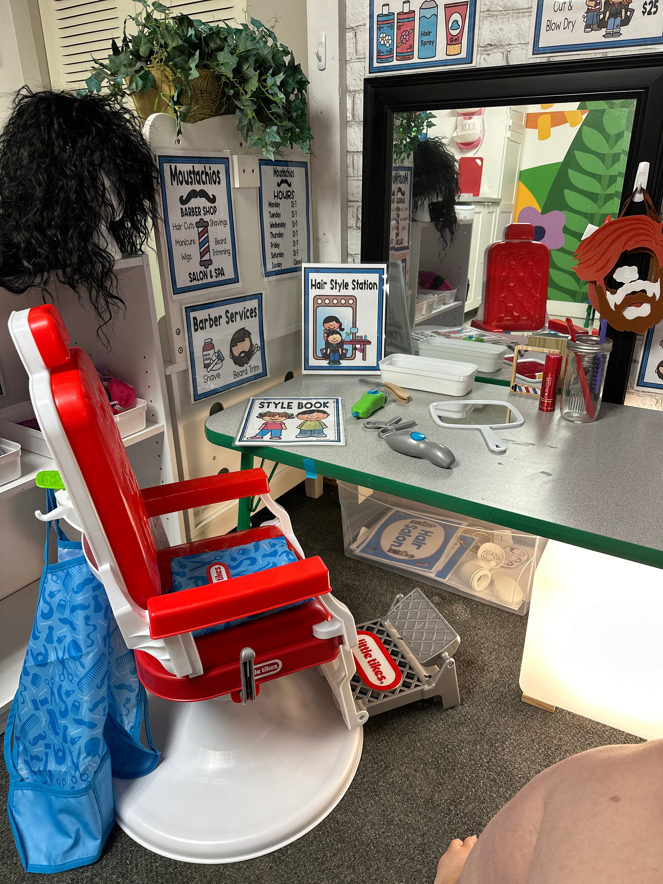 Barber Shop & Hair Salon Dramatic Play - Etsy