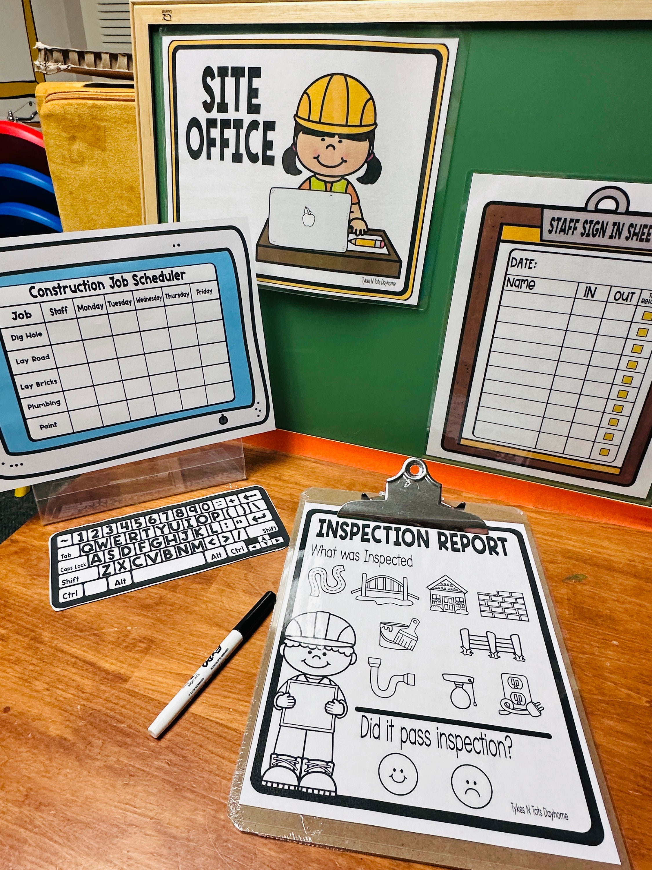 Construction Zone Dramatic Play - Etsy