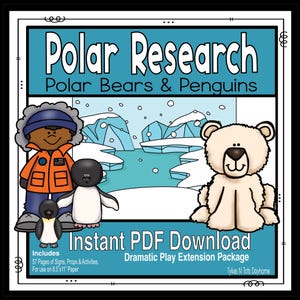 Polar Research Dramatic Play - Etsy