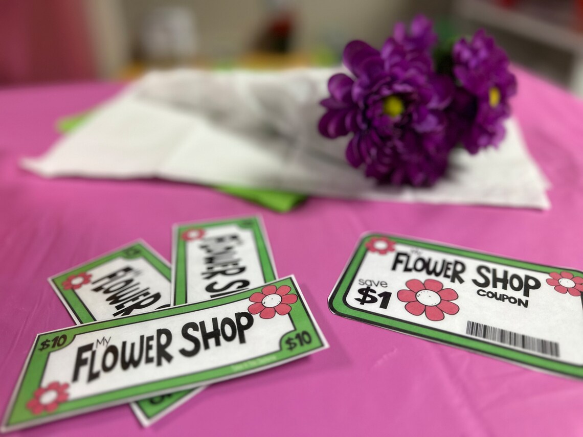 My Flower Shop Dramatic Play - Etsy