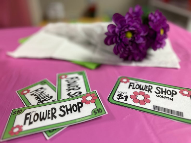 My Flower Shop Dramatic Play - Etsy