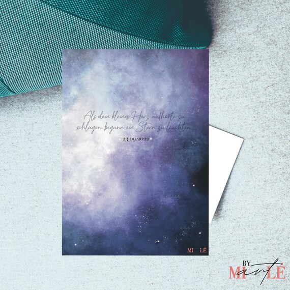 Digital Reminder Card for Star Child galaxy and Individual - Etsy
