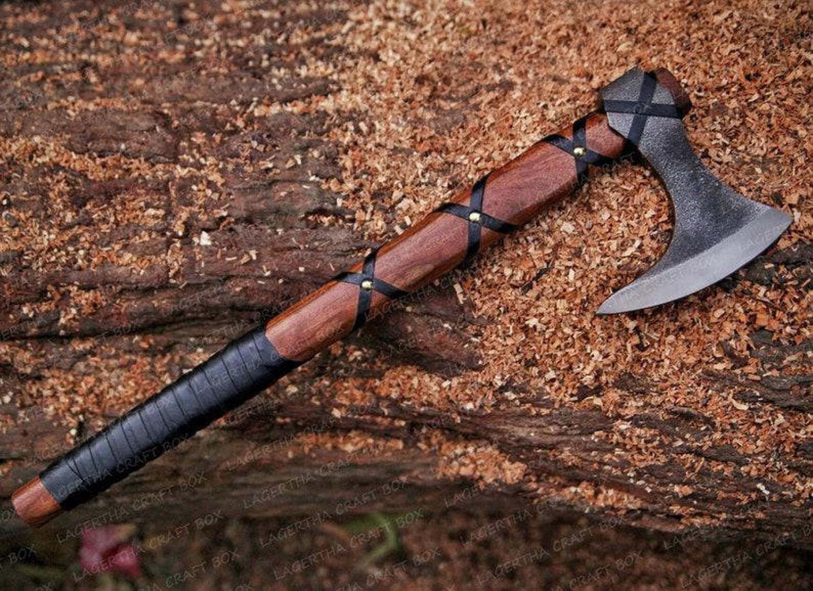 Ragnor Axeviking Axe With Rose Woodwedding Gifts for - Etsy