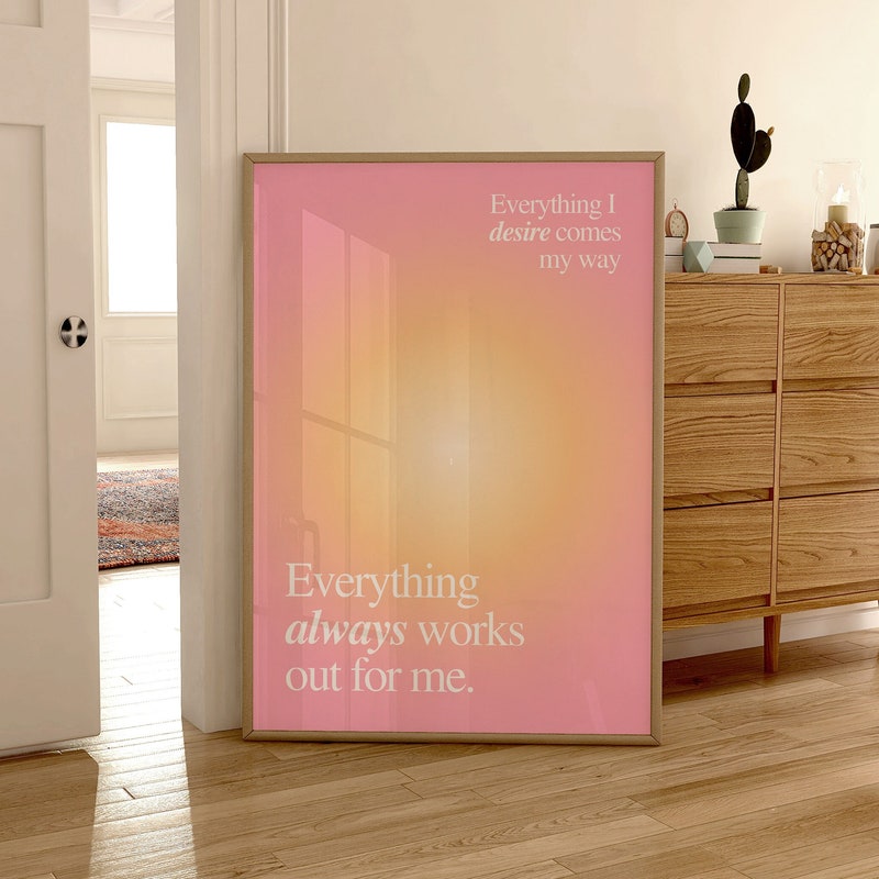 Affirmation Wall Art - Etsy