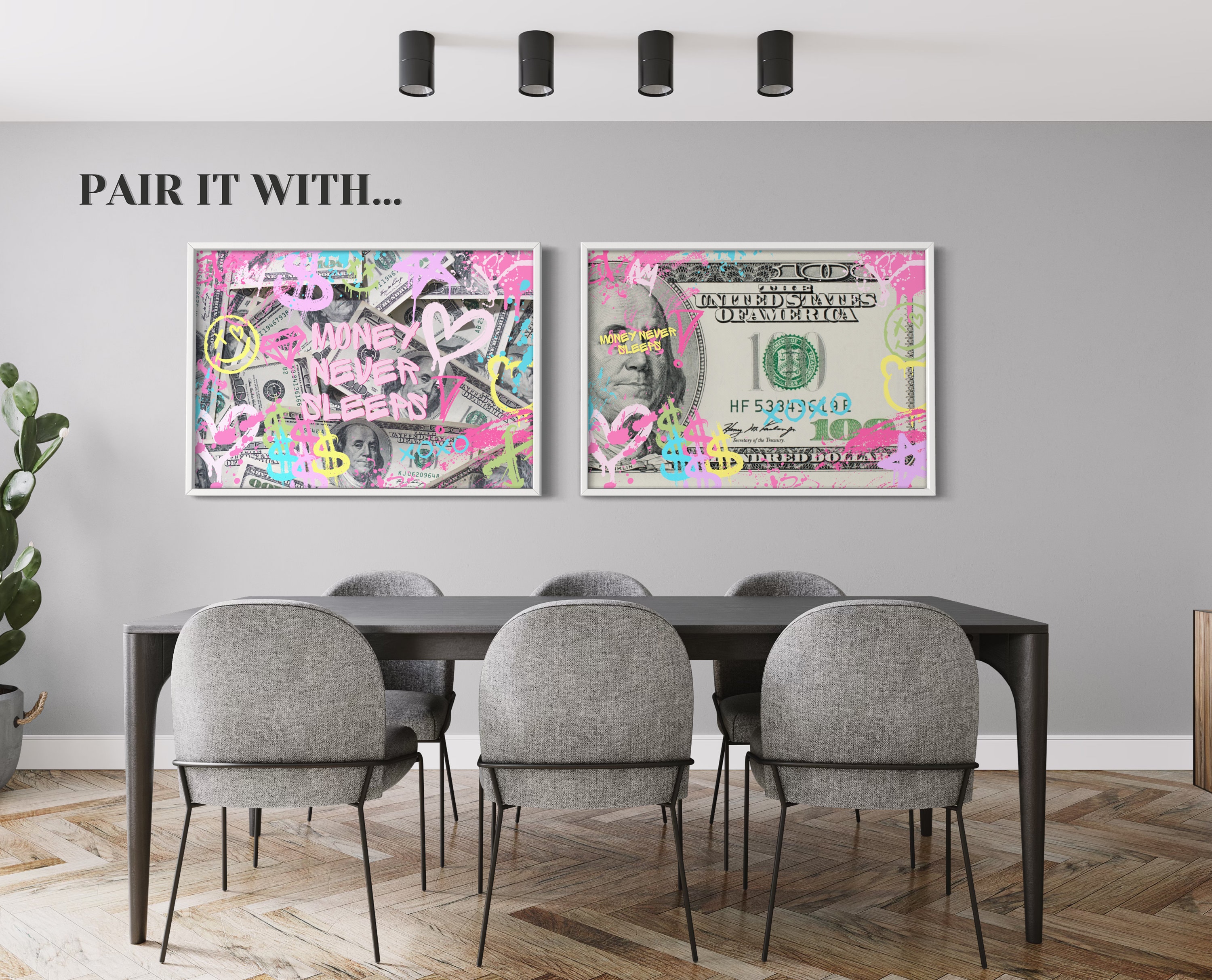 Graffiti Wall Art, Preppy Room Decor, Urban Wall Art, Preppy Art Print ...