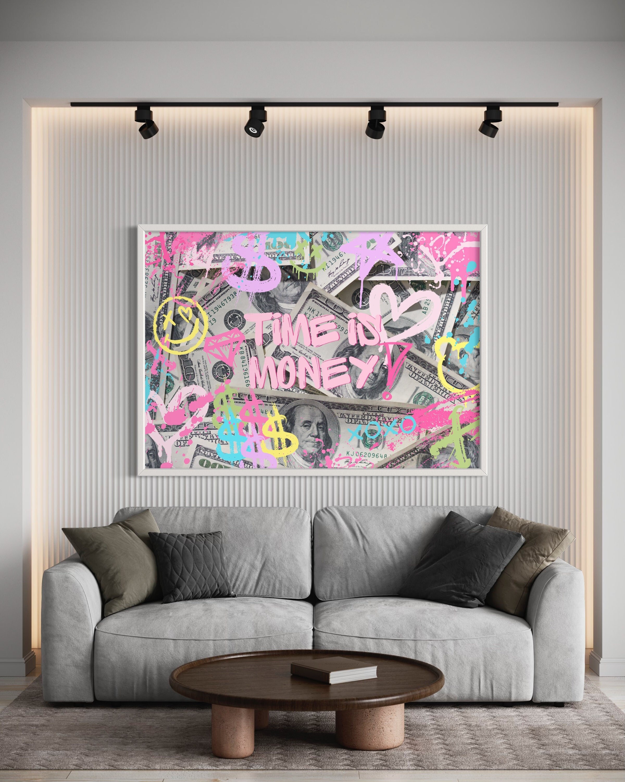 Graffiti Wall Art, Preppy Room Decor, Urban Wall Art, Preppy Art Print ...
