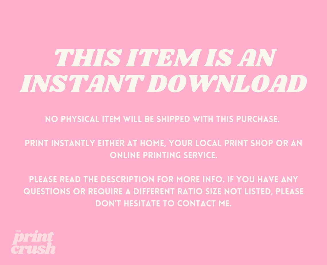 Pink Graffiti Wall Art Preppy Room Decor 'need Money for Birkin' Urban ...