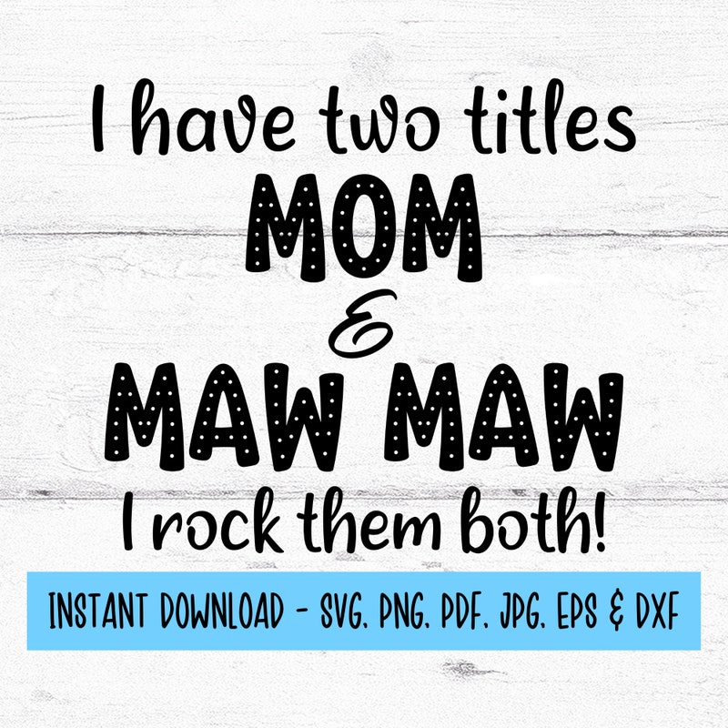 Maw Maw - Etsy