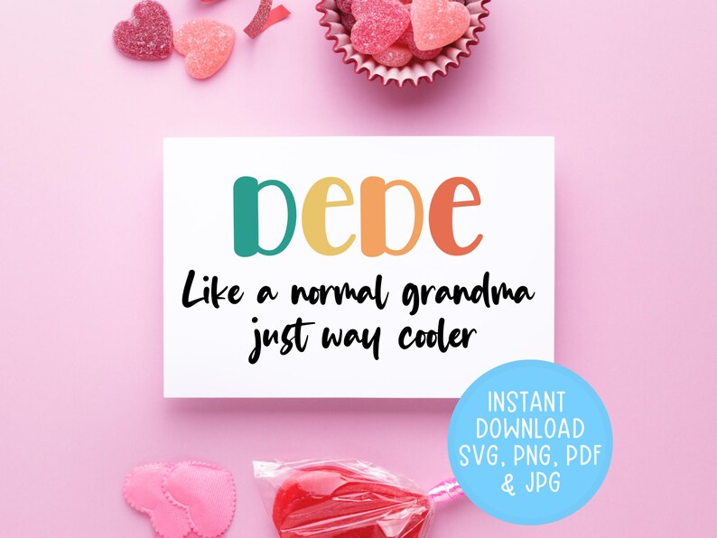 Dede SVG, Dede PNG, Dede Grandma Gifts, Dede Design, Gift for Dede ...
