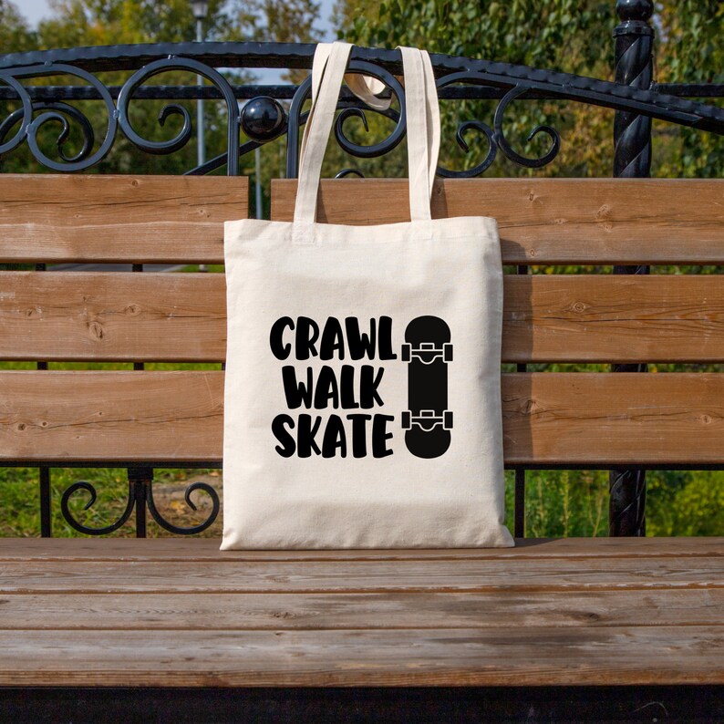 Crawl Walk Skate Svg, Skateboarder Svg, Skateboarding Svg Bundle ...