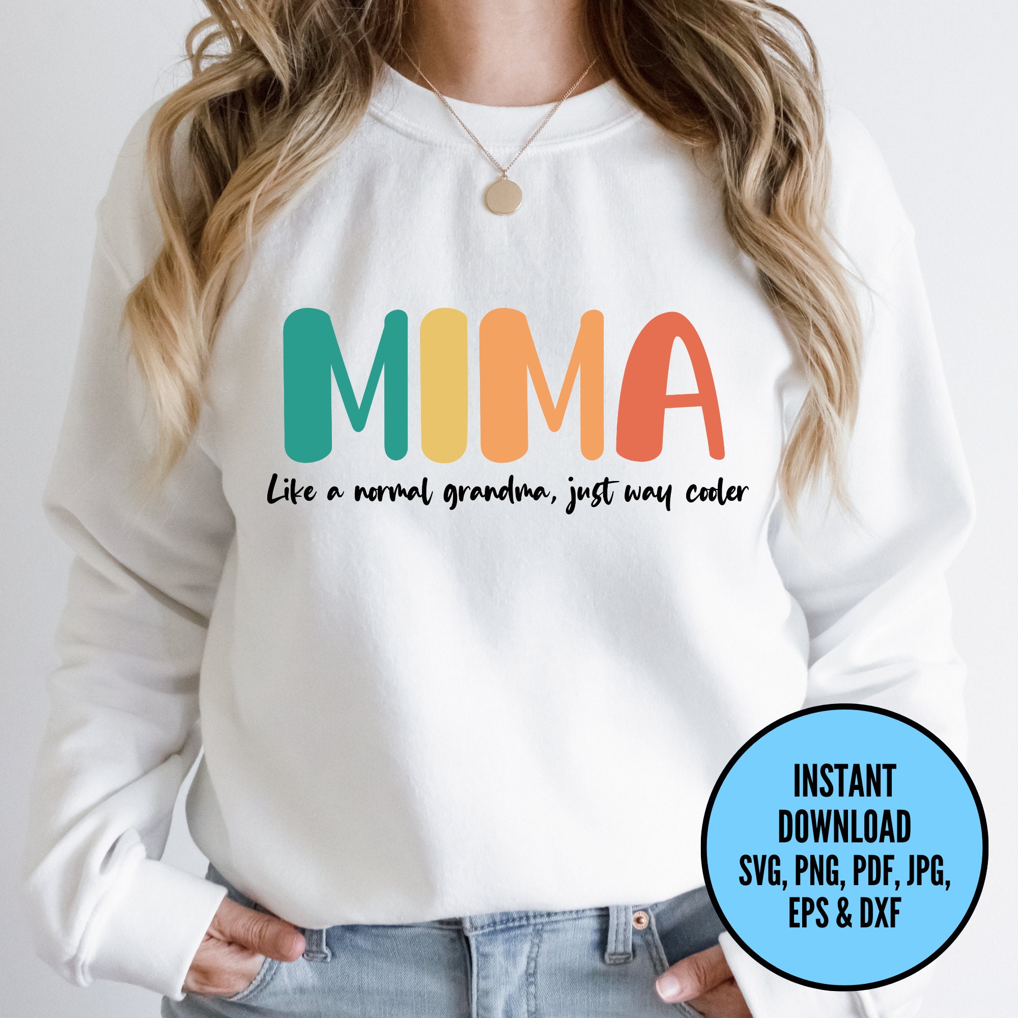 Mima SVG Mima Cut File Mima Design Grandma SVG Gift for - Etsy