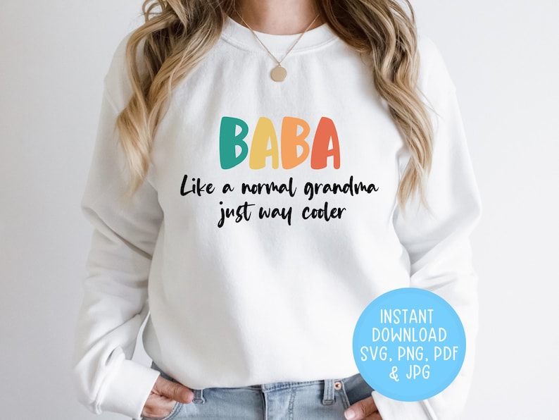 Baba SVG, Baba PNG, Baba Grandma Gifts, Baba Design, Gift for Baba ...
