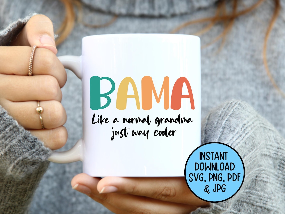Bama SVG, Bama Grandma Gifts, Bama Design, Grandma SVG, Gift for Bama ...