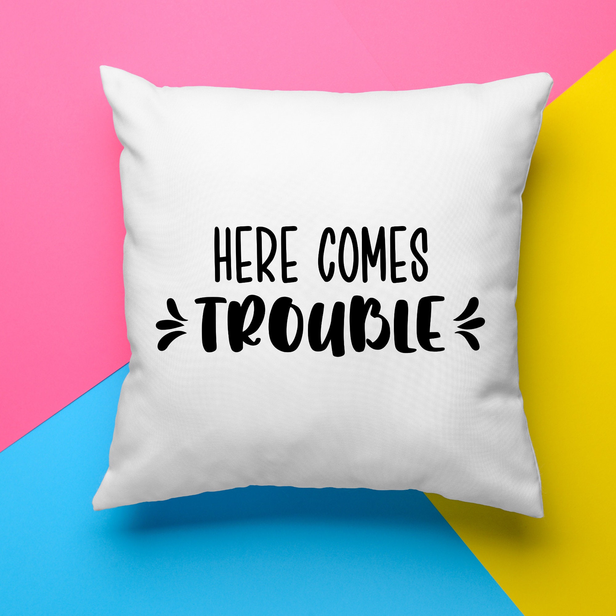 Here Comes Trouble Svg, Trouble Svg, Digital Download, Svg Files ...