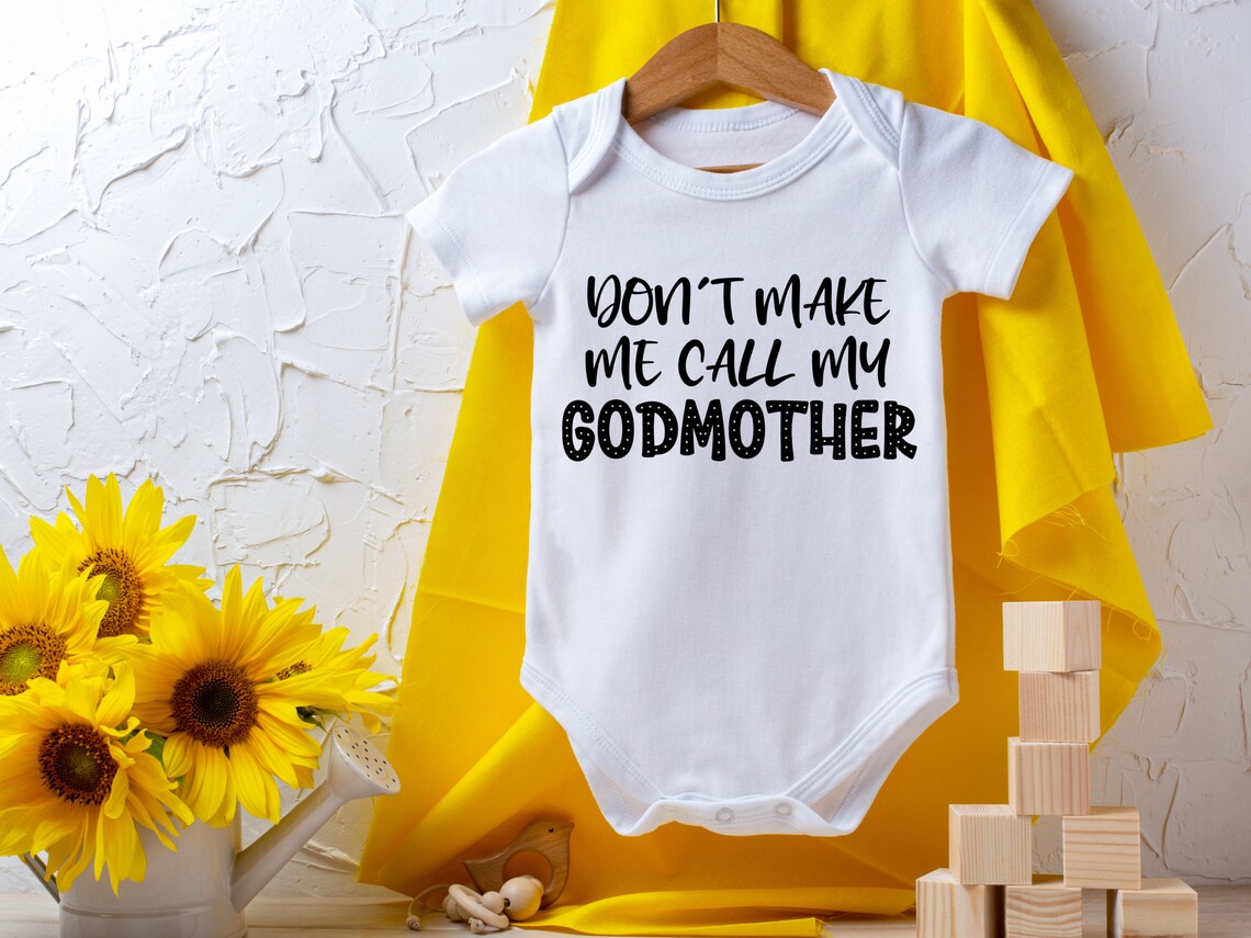 Don't Make Me Call My Godmother Svg, Gift From Godmother, Goddaughter ...