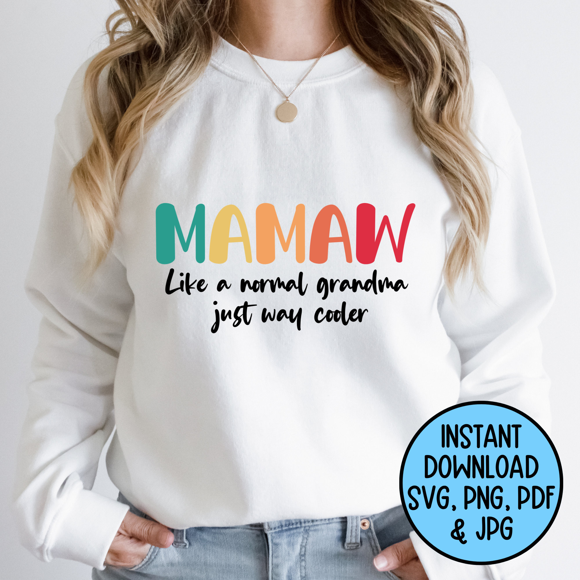 Mamaw SVG, Mamaw Cut File, Mamaw Design, Grandma SVG, Gift for Mamaw ...