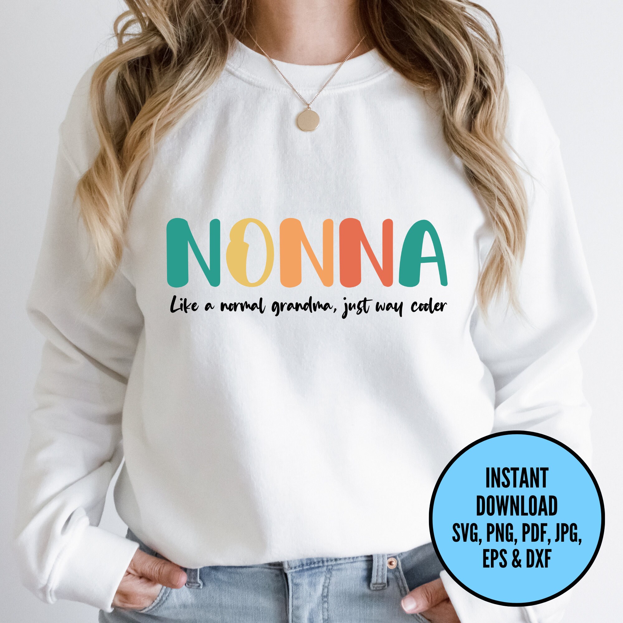 Nonna SVG Nonna Cut File Nonna Design Grandma SVG Gift for - Etsy