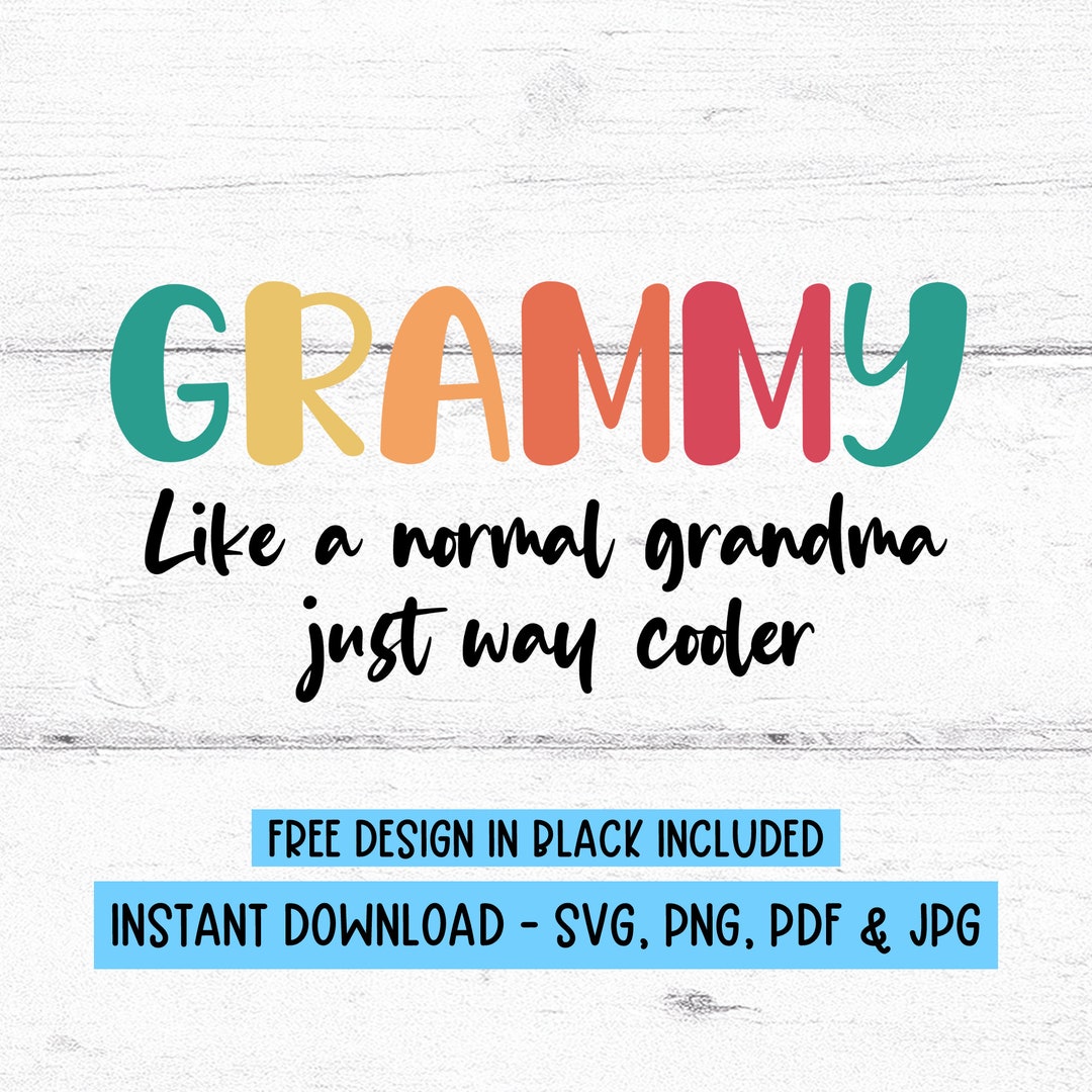 Grammy SVG, Grammy Cut File, Grammy Design, Grandma SVG, Gift for ...