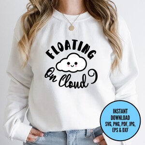 Cloud 9 Birthday Shirt SVG, Floating on Cloud 9 Svg, Digital Files Svg, 9th Birthday Svg, SVG ...