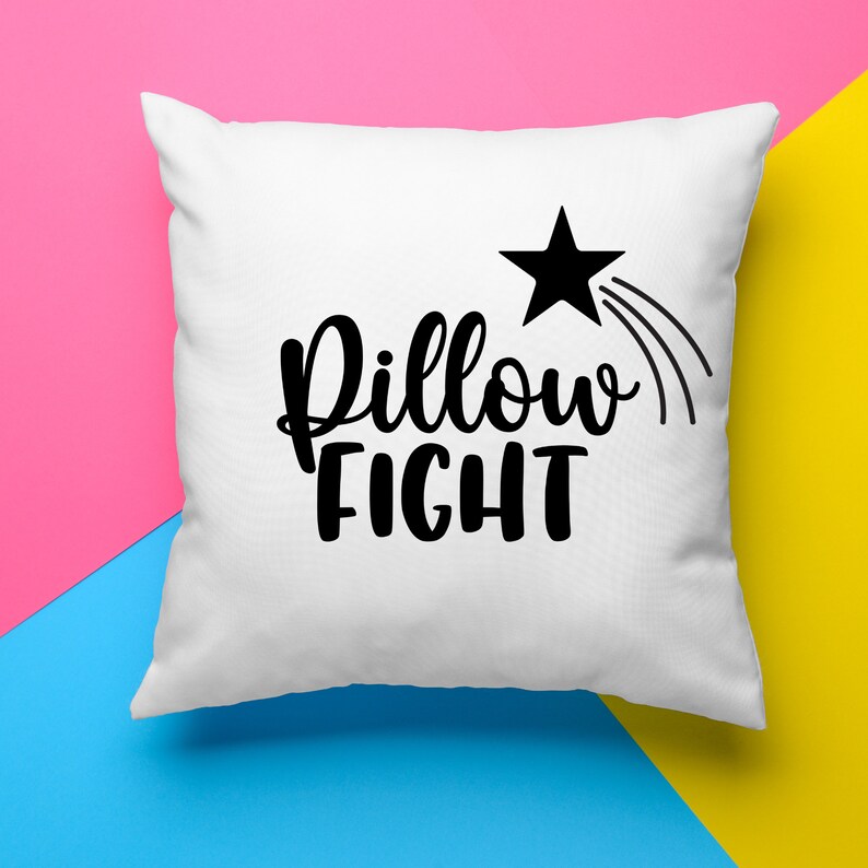 Pillow Fight Svg Sleepover Svg Sleepover Designs Digital - Etsy