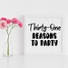 Thirty-one Reasons to Party SVG, 31st Birthday Svg, 31st Png, 31st ...