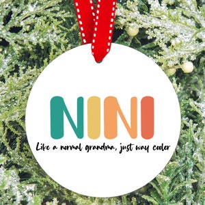 Nini SVG, Nini Cut File, Nini Design, Grandma SVG, Gift for Nini ...