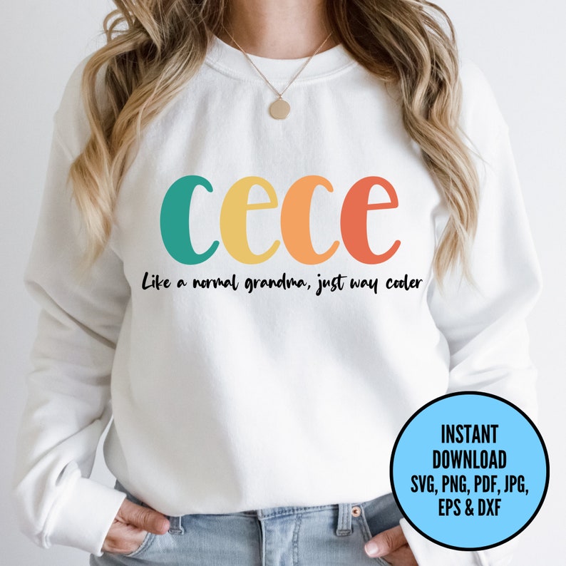Cece SVG, Cece Cut File, Cece Design, Grandma SVG, Gift for Cece ...