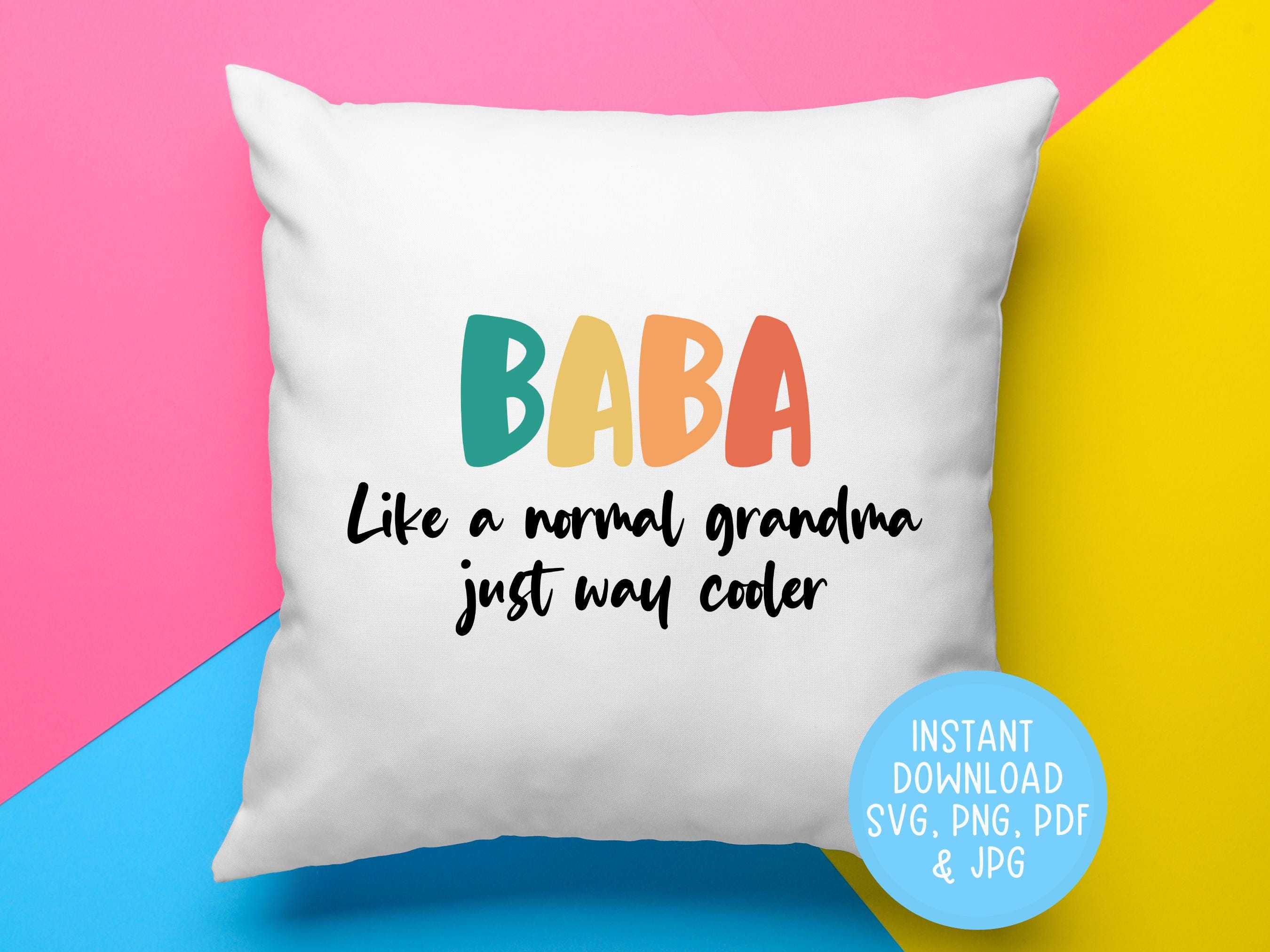 Baba SVG, Baba PNG, Baba Grandma Gifts, Baba Design, Gift for Baba ...
