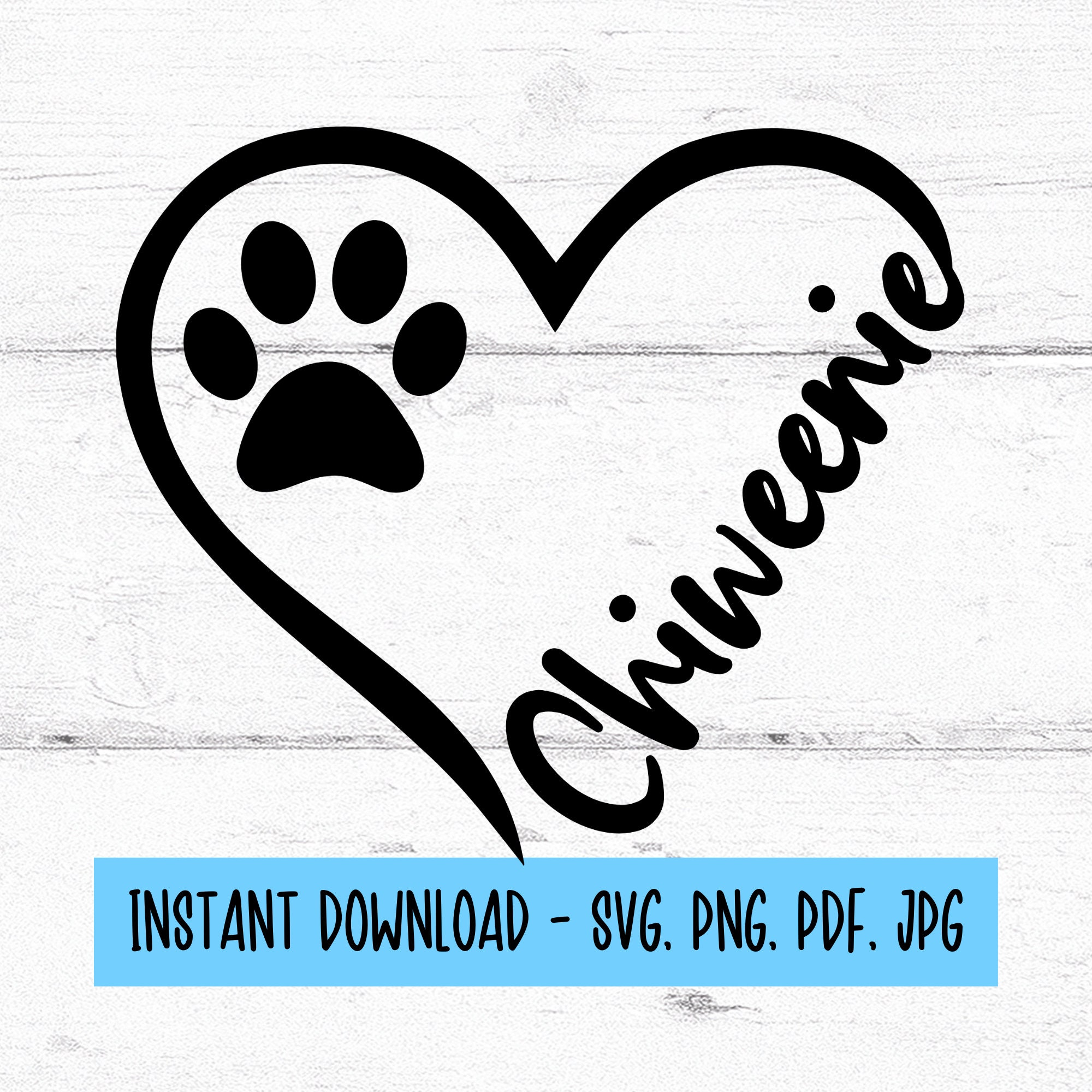 Chiweenie Dog Svg, Chiweenie Svg, Chiweenie Mom Svg, Digital Files Svg ...