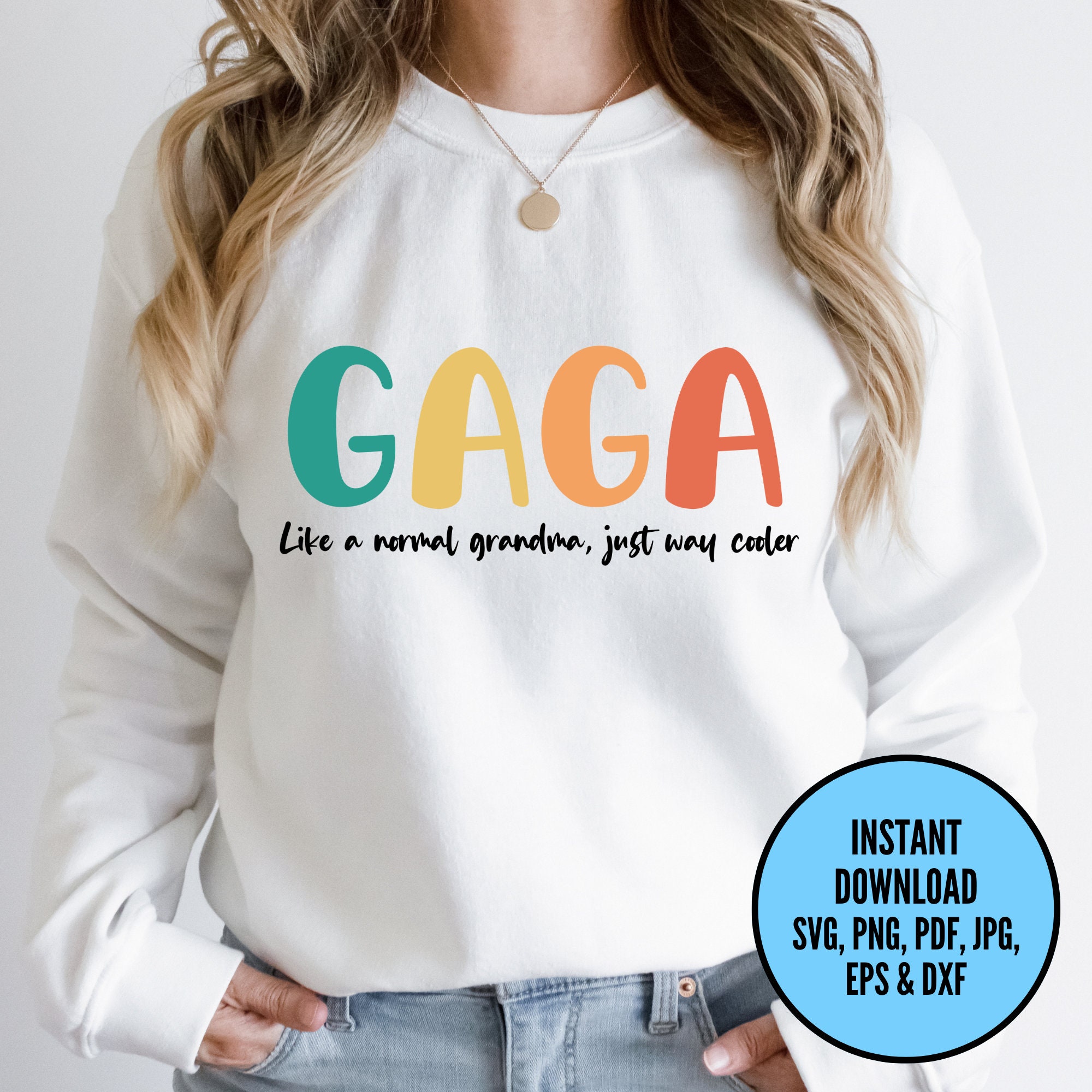 Gaga SVG, Gaga Cut File, Gaga Design, Grandma SVG, Gift for Gaga ...